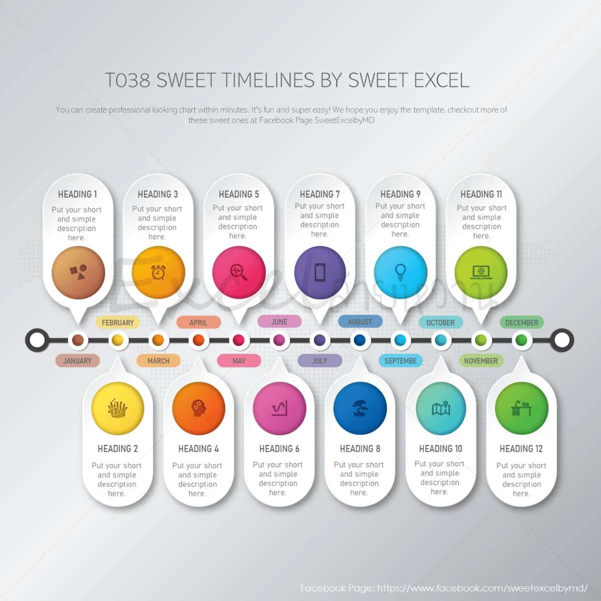 Timeline Template Excel | Sweet Excel